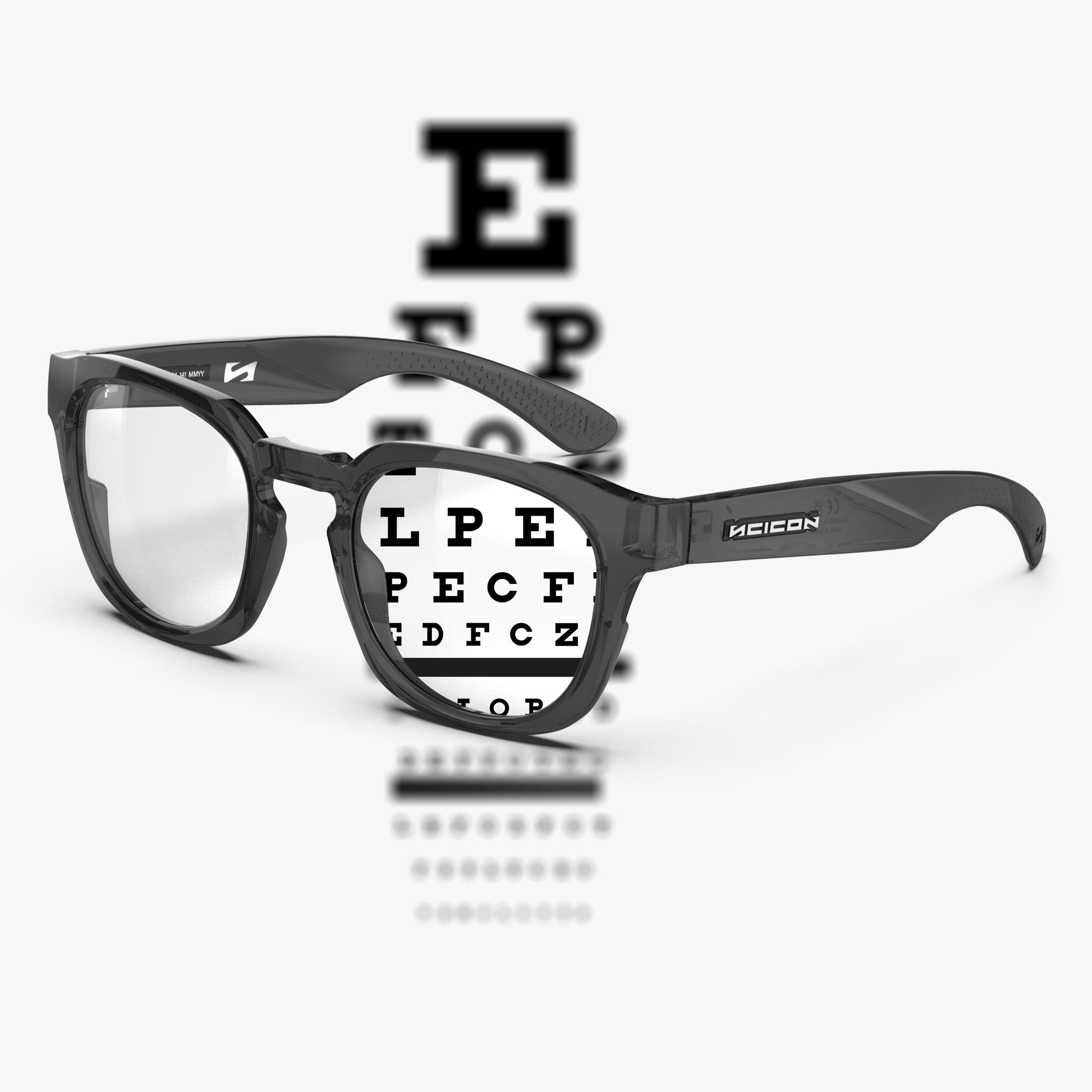 Black Crystal Proton 2.0 RX Eyewear frame | Scicon Sports