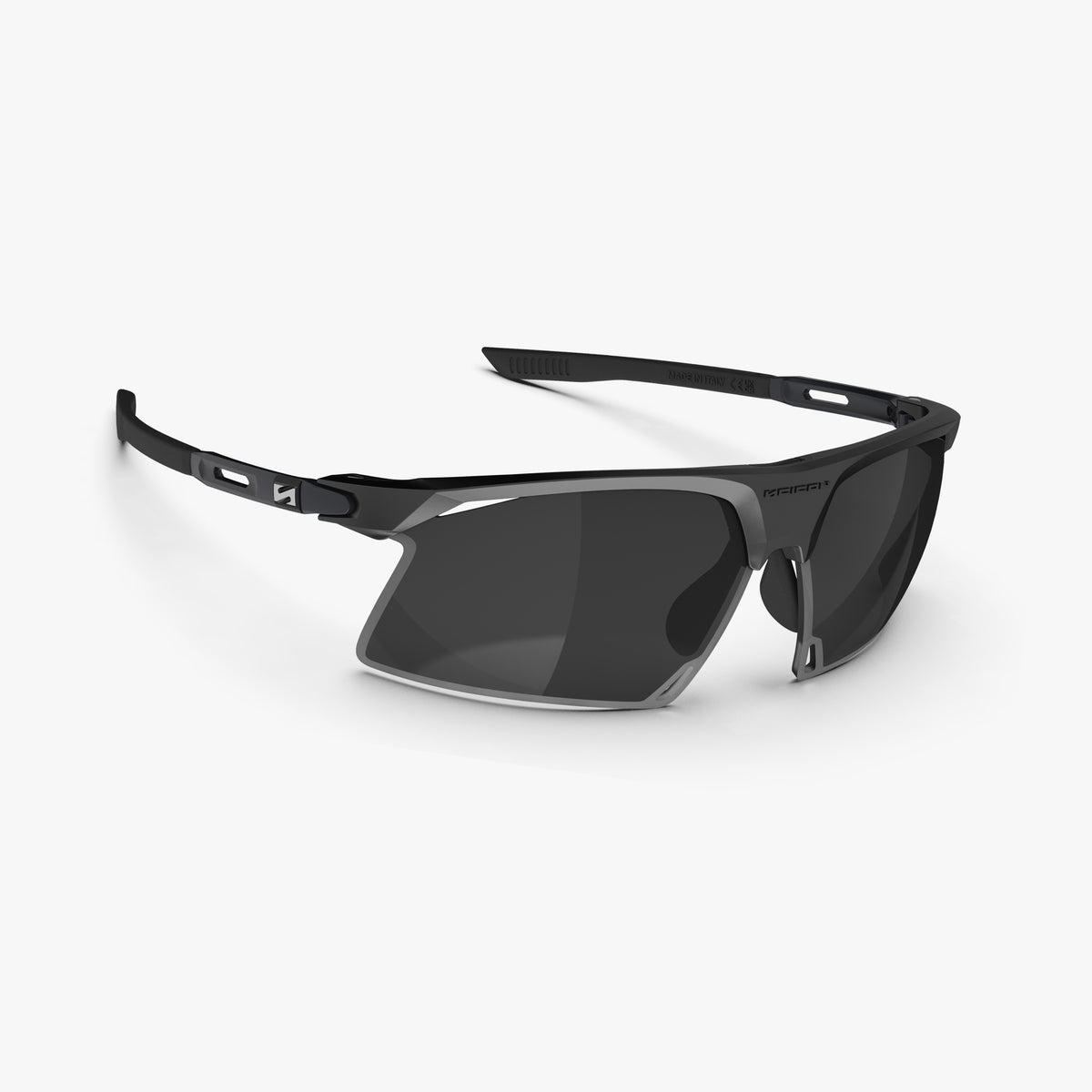Aerobeam Titanium Sport Sunglasses Black Smoke | Scicon Sports