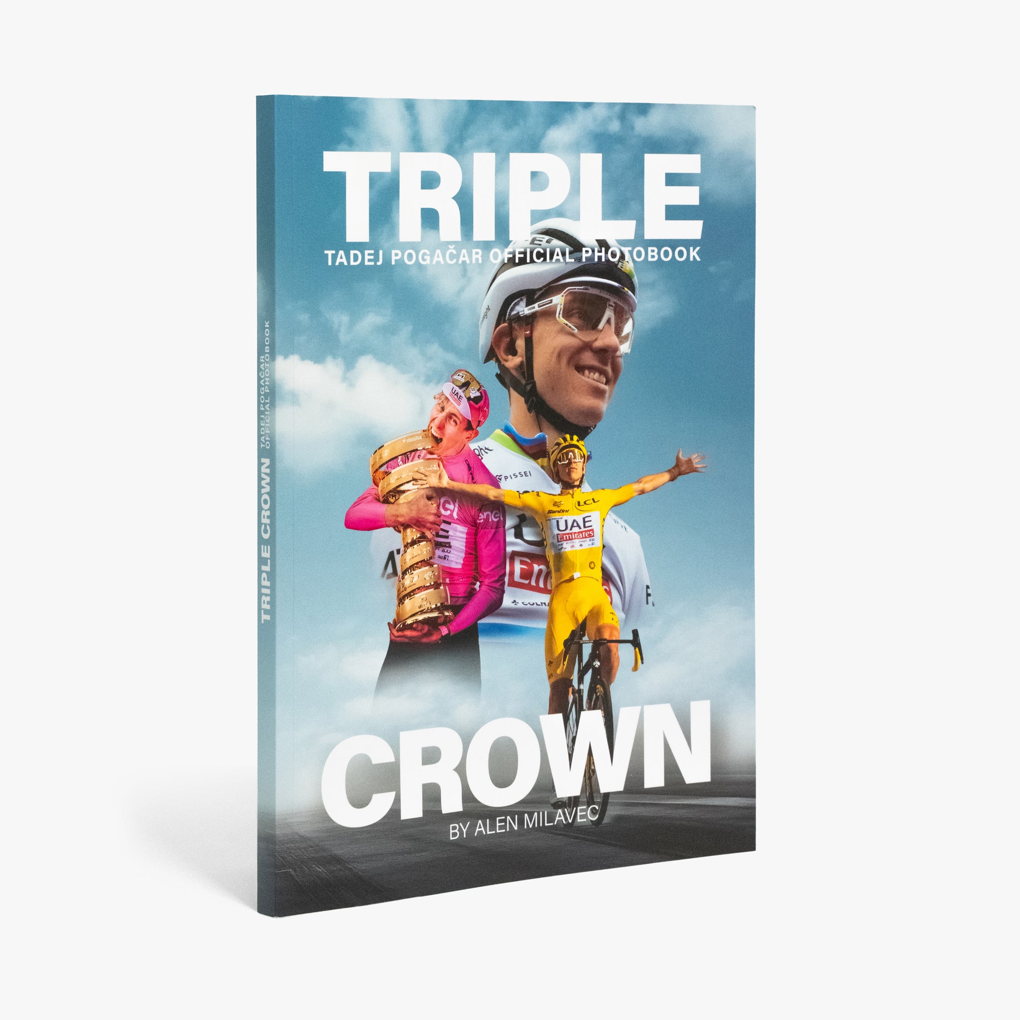 Libro fotografico Pogačar Triple Crown | Scicon Sports