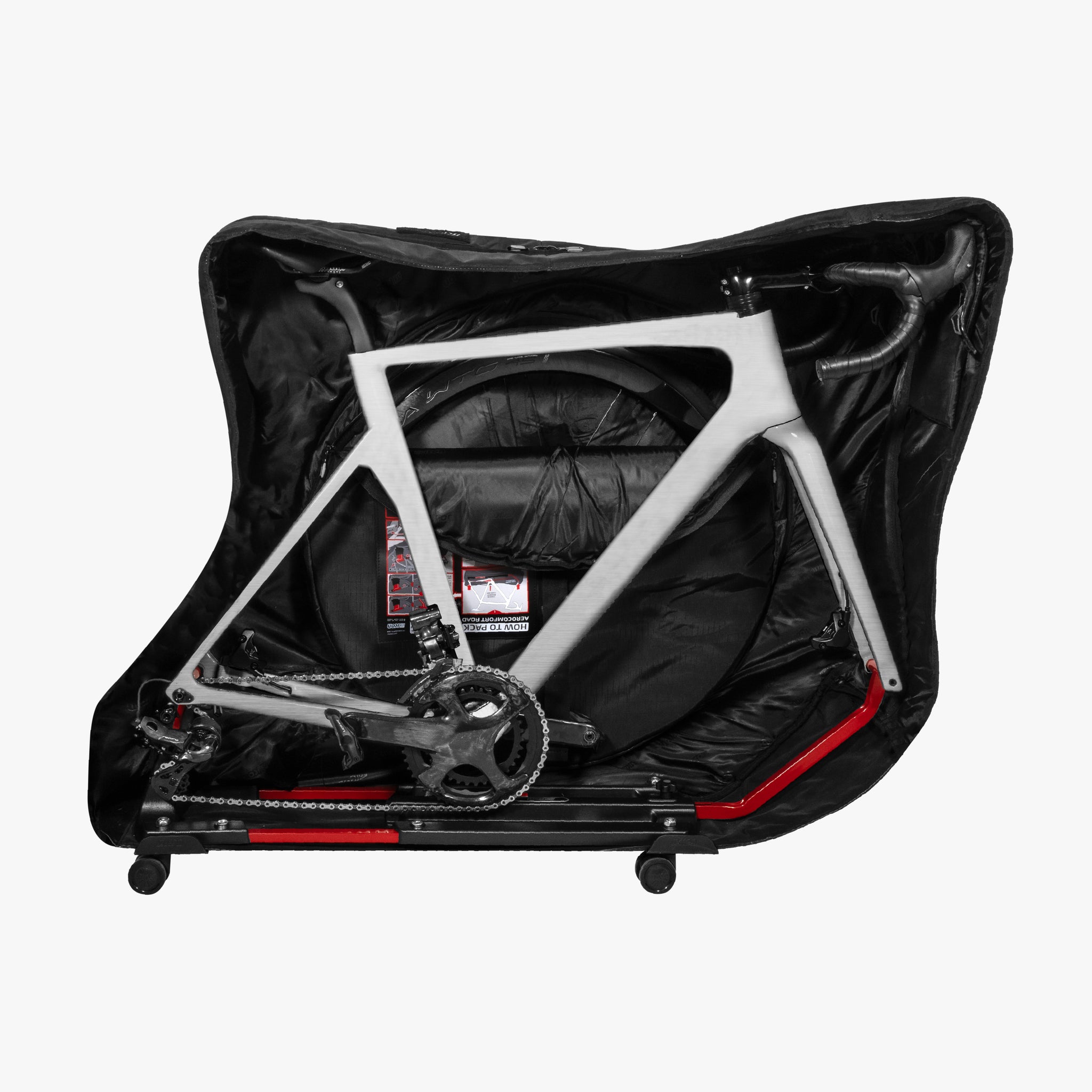 Black Aerocomfort 3.0 Road Bike Travel Bag | Scicon Sports