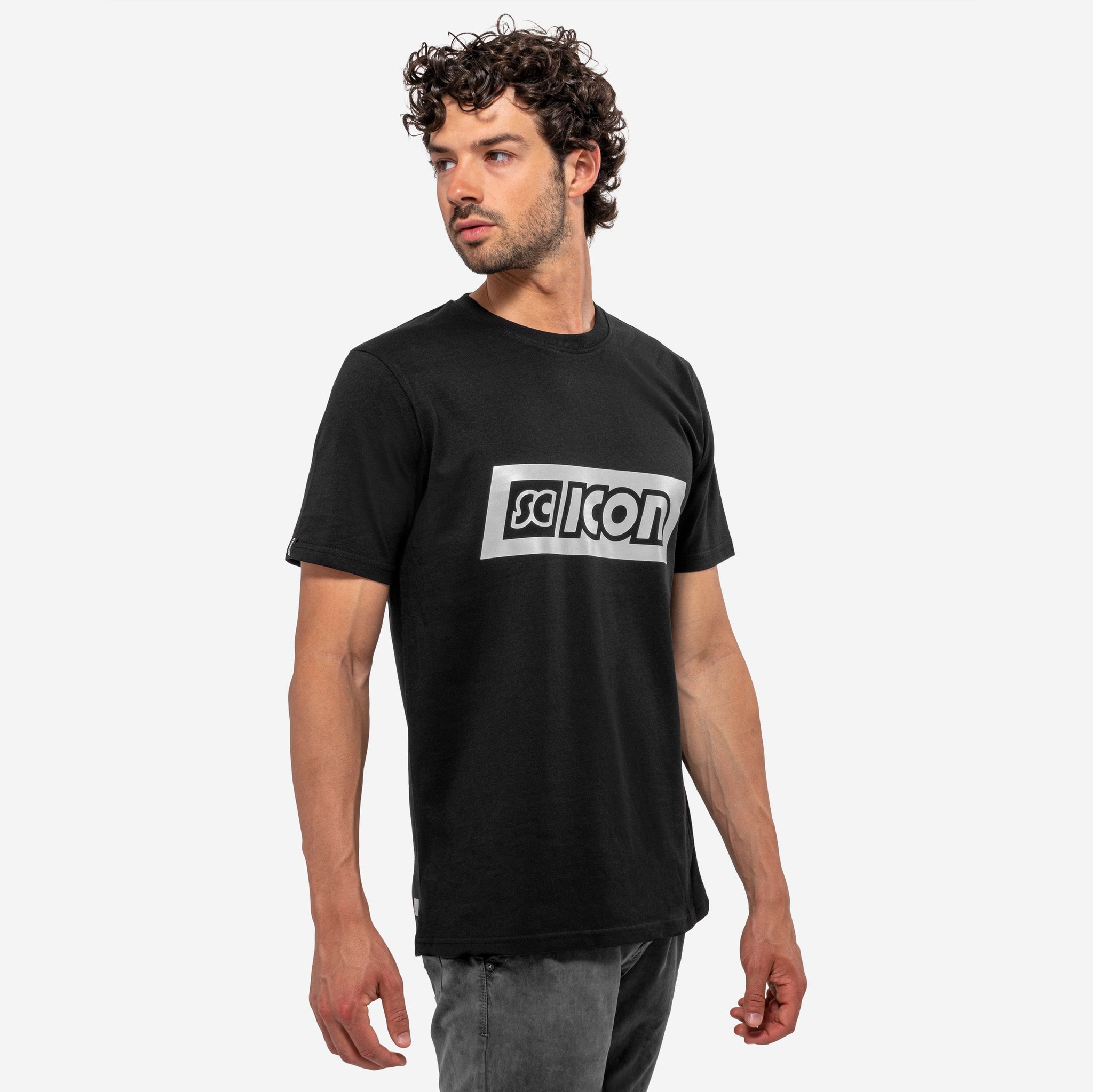 Black SC Boxed T-Shirt | Scicon Sports